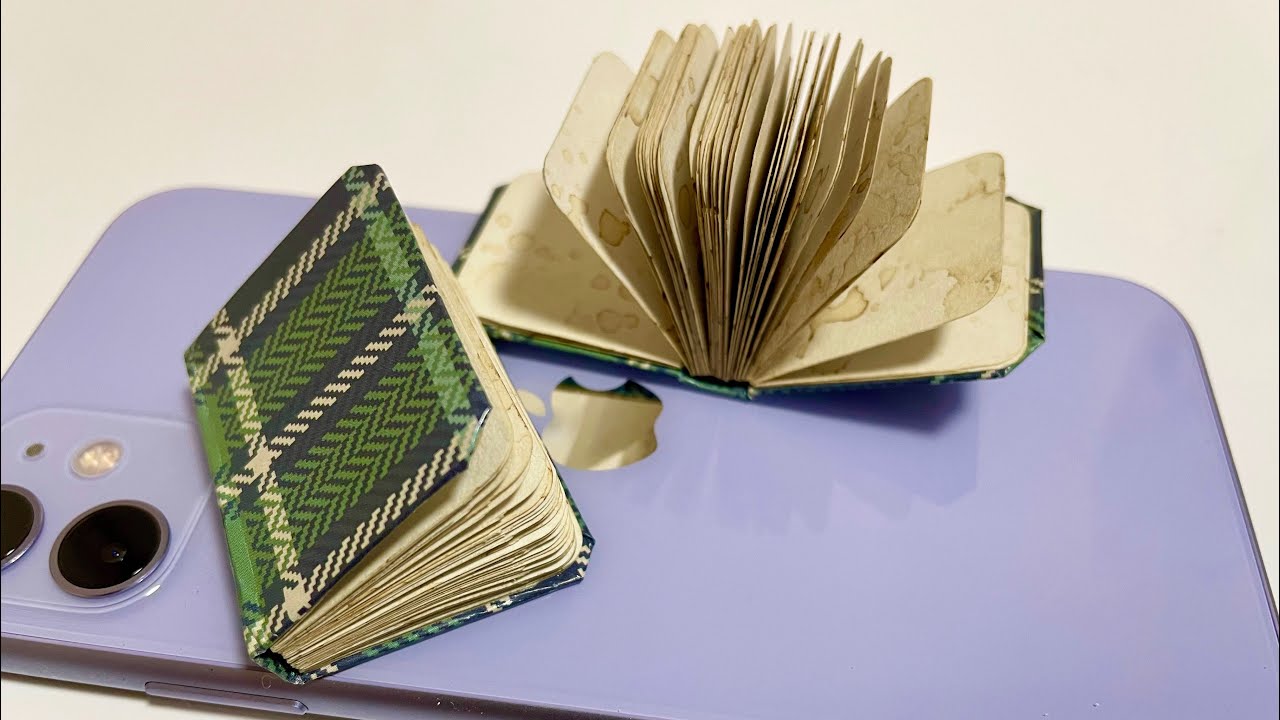 DIY | Miniature handmade book 📚 - YouTube