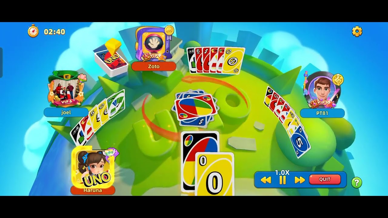UNO Go Wild x600(Wild Weekend) win 132000 coins (Double Discard All ...
