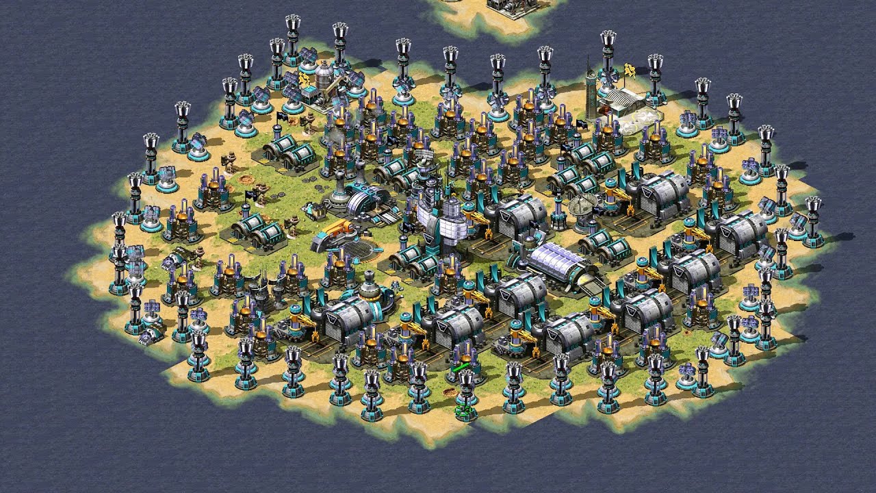 Yuri's Revenge Red Alert 2 World Map Version 2 New Map Extra Hard AI ...