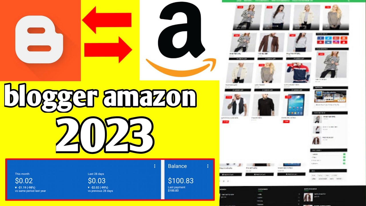 blogger amazon ki Kaise website banaen #blogger 2023 - YouTube