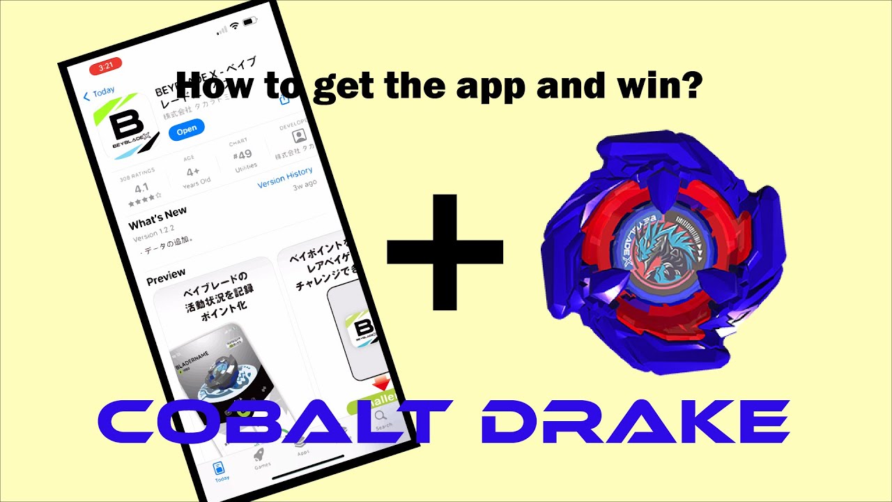 How to get the Beyblade X app + Win Cobalt Drake - YouTube