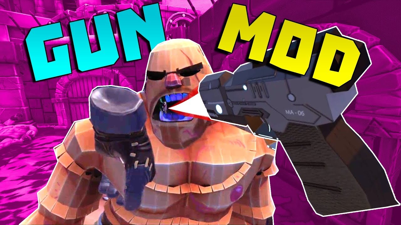All *NEW* GUN MOD! || Gorn VR Gameplay [Modded Gorn] - Oculus Rift Part ...