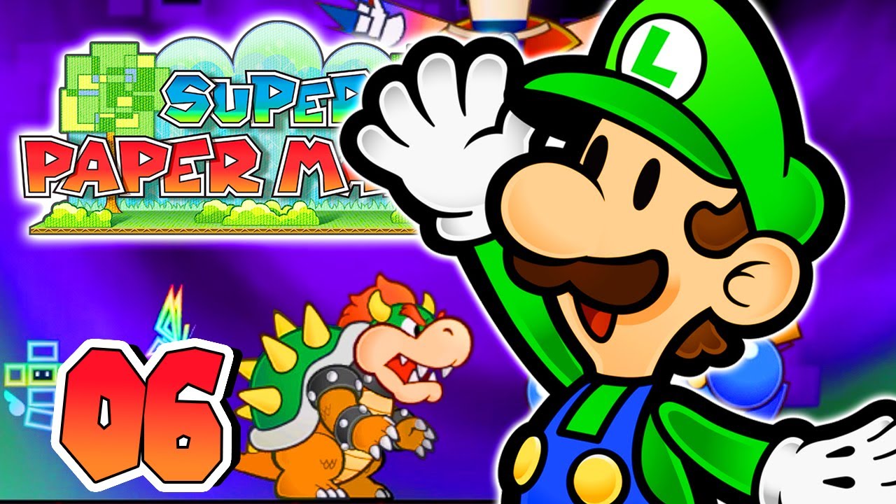 Super Paper Mario Part 6 A WORLD DESTROYED Gameplay Walkthrough - YouTube