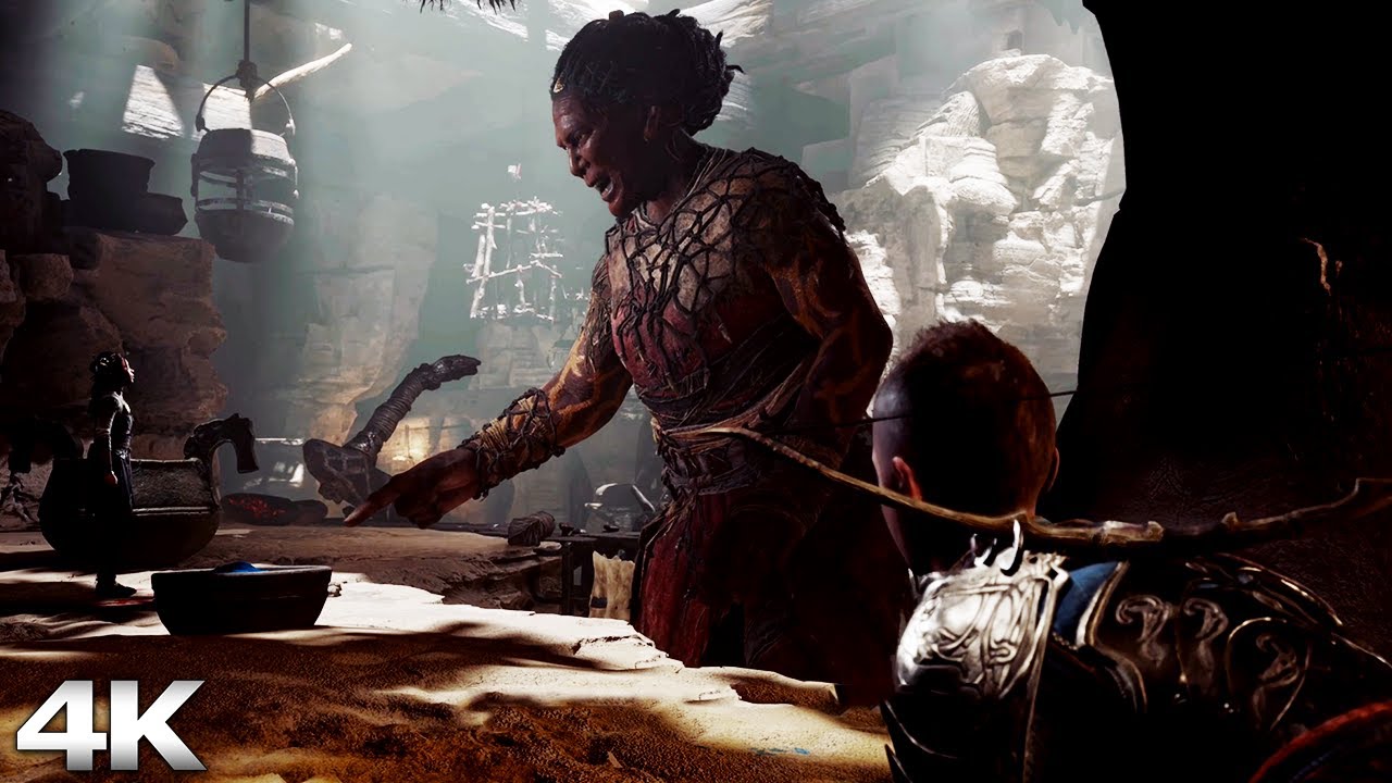 GOD OF WAR RAGNAROK - Gryla The Giant Boss Fight 4K UHD - YouTube