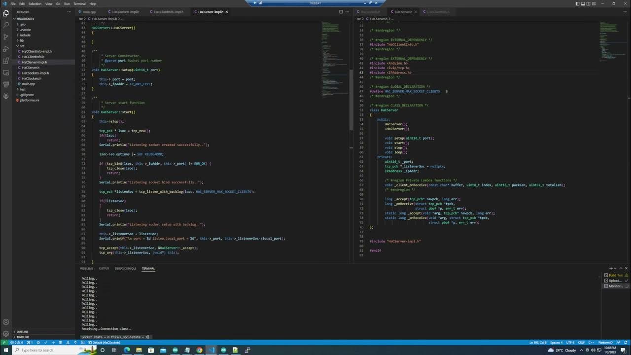 Arduino Server Socket Library - Creation - YouTube