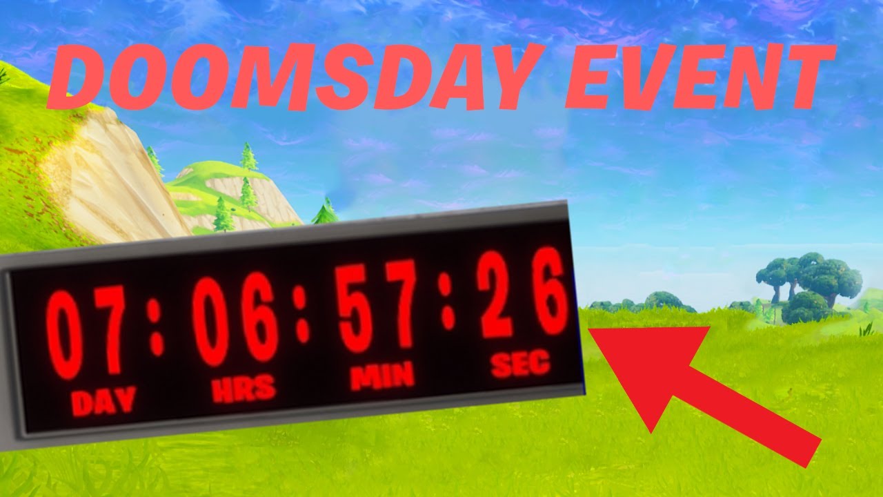 FORTNITE DOOMSDAY EVENT COUNTDOWN + LOSERFRUIT COSMETICS - YouTube