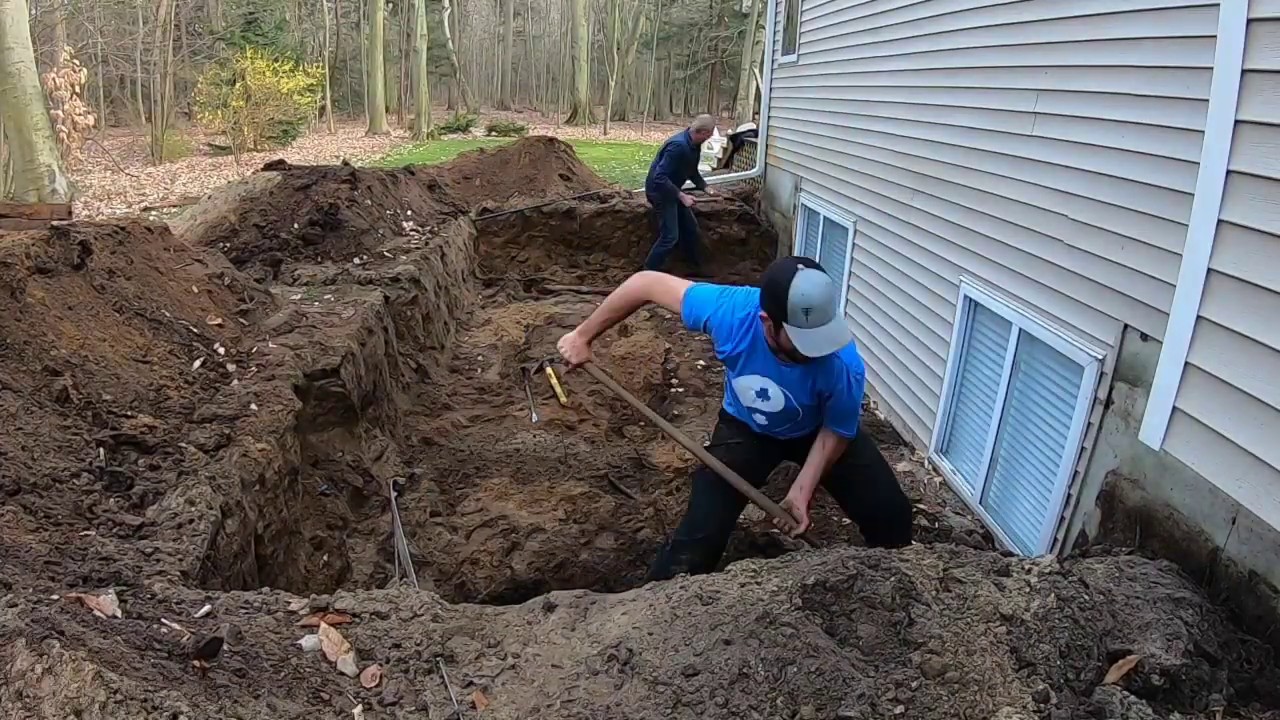 DIY Retaining Wall Rebuild - YouTube