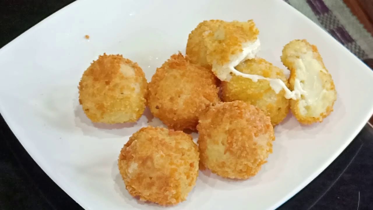RESEP DAN TRIK MEMBUAT KENTANG KEJU MOZARELLA BOLA - YouTube