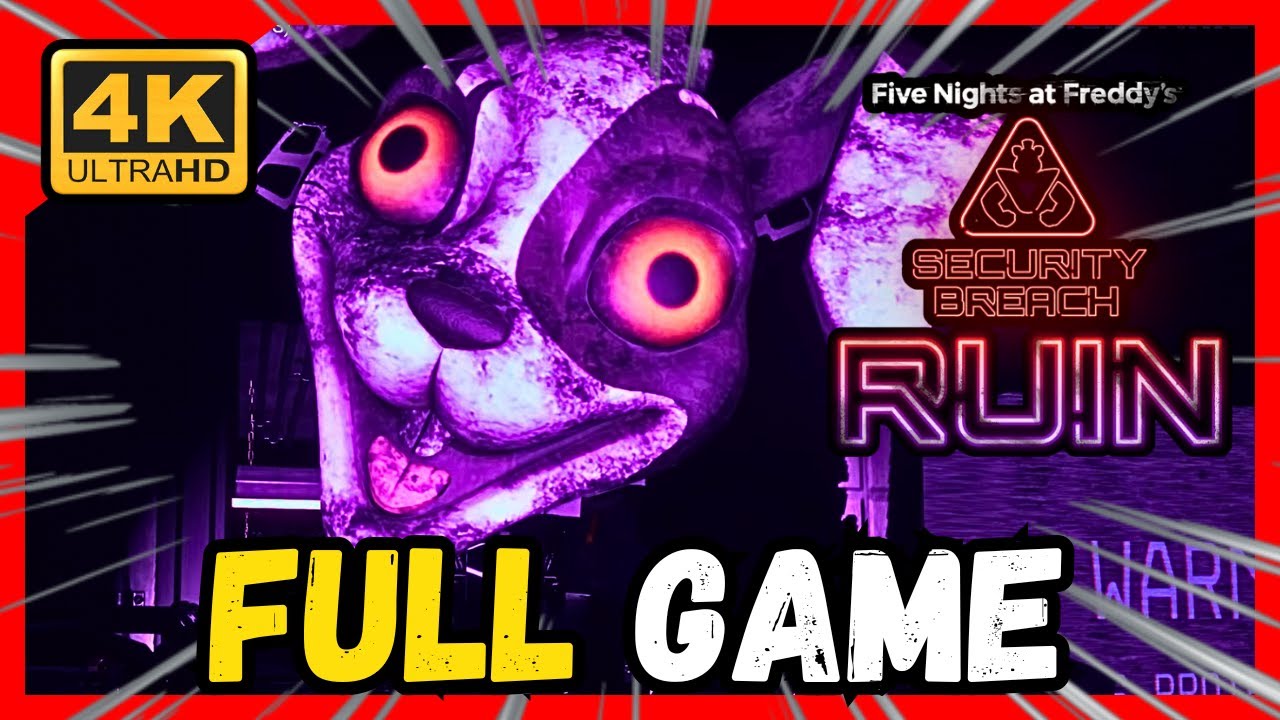 FNAF: Security Breach Ruin 2 fan game - FULL GAME Walkthrough & Ending ...