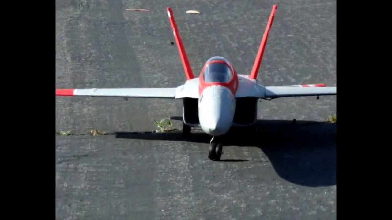 Exceed RC F18 Red Viper EDF F 18 Hornet Electric Plane 1 - YouTube