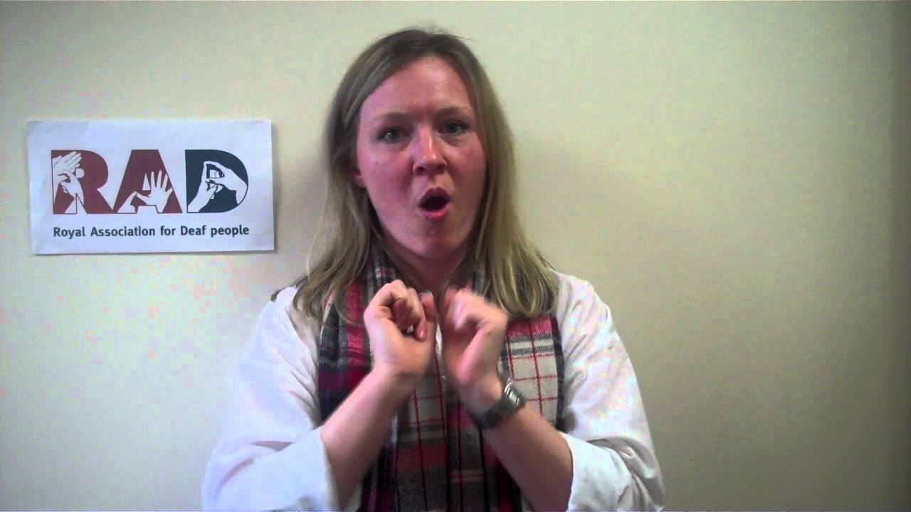 Royal Association for Deaf people (RAD) - Deaf Awareness: Fact 6 - YouTube