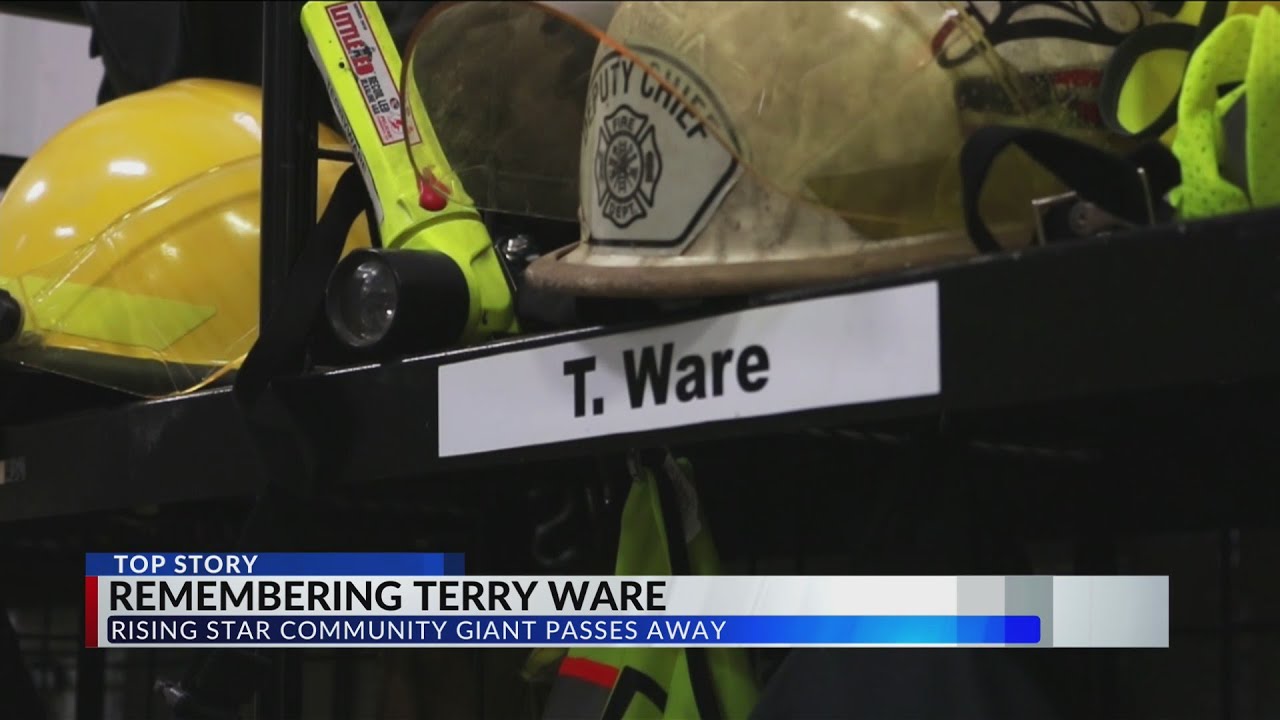 In memory of Rising Star Dept fire chief Terry Ware - YouTube