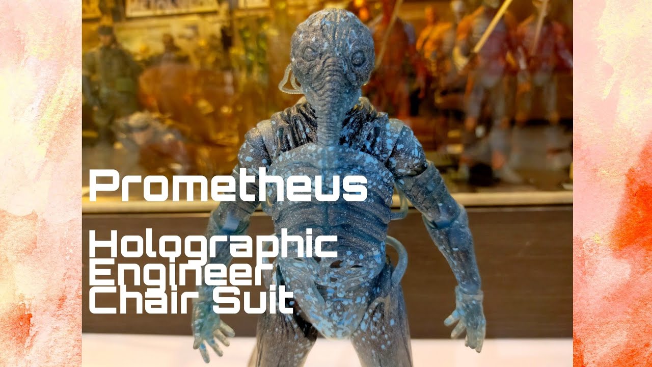 NECA Prometheus - Holographic Engineer Chair Suit [Action Figure Review ...