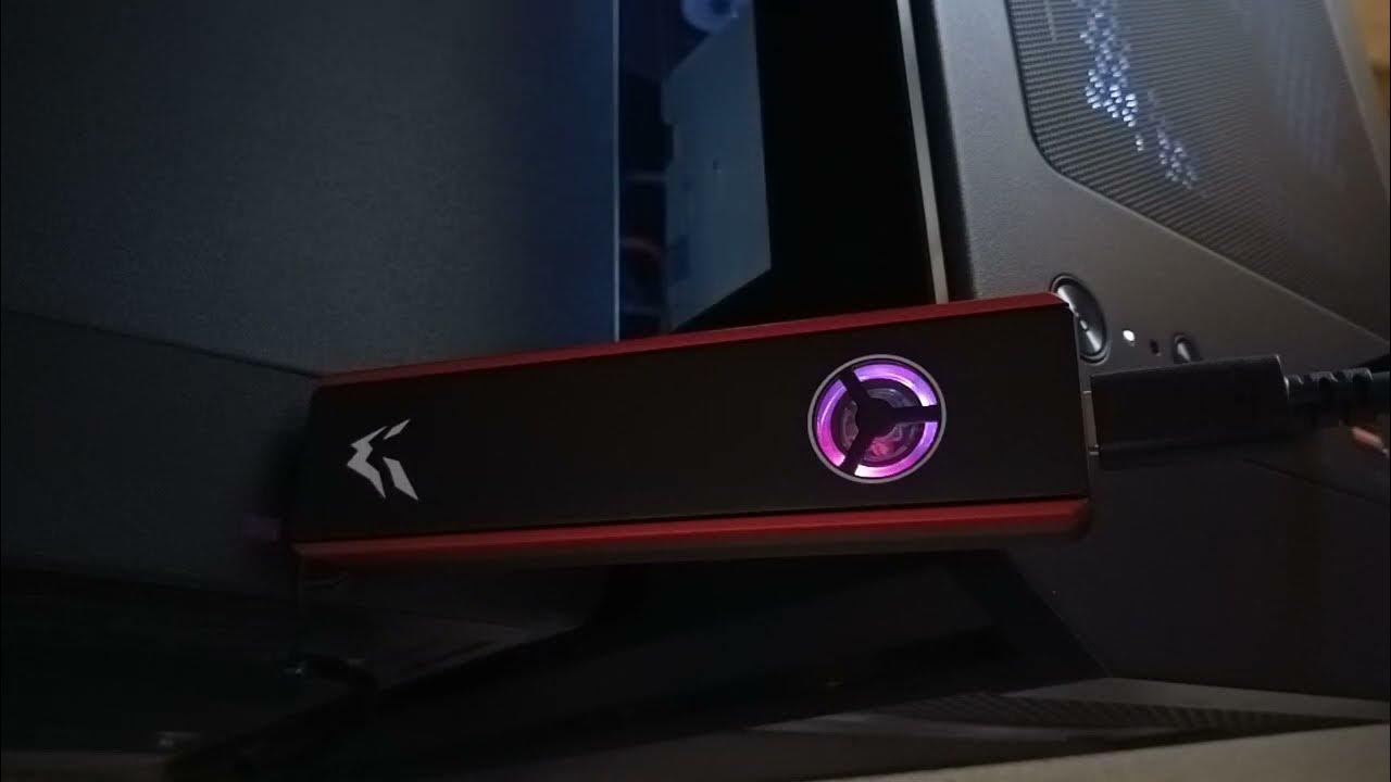 Внешний бокс ARDOR GAMING M2 Arctic Red. Работа подсветки - YouTube
