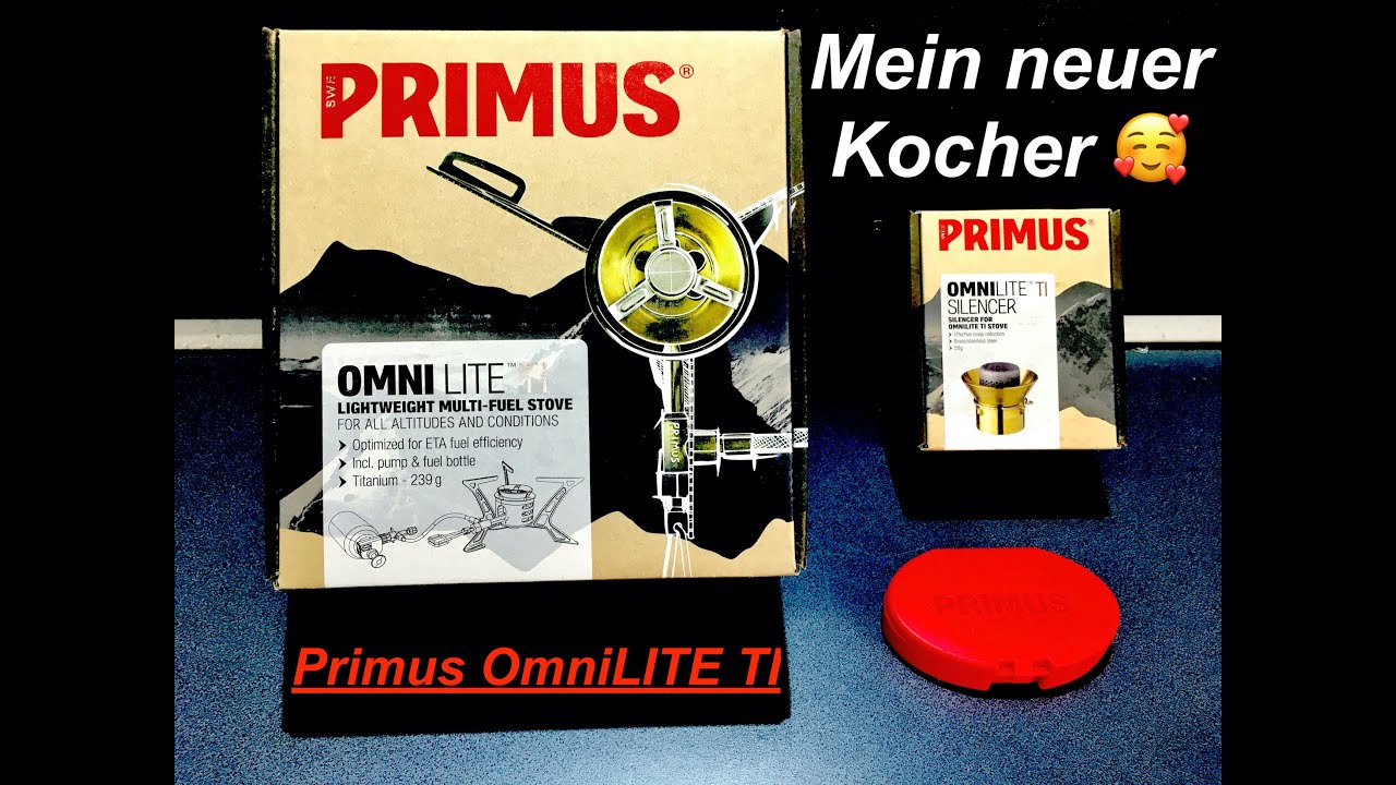Primus Omnilite TI Kocher mit Silencer und Servicekit meine Vorstellung ...