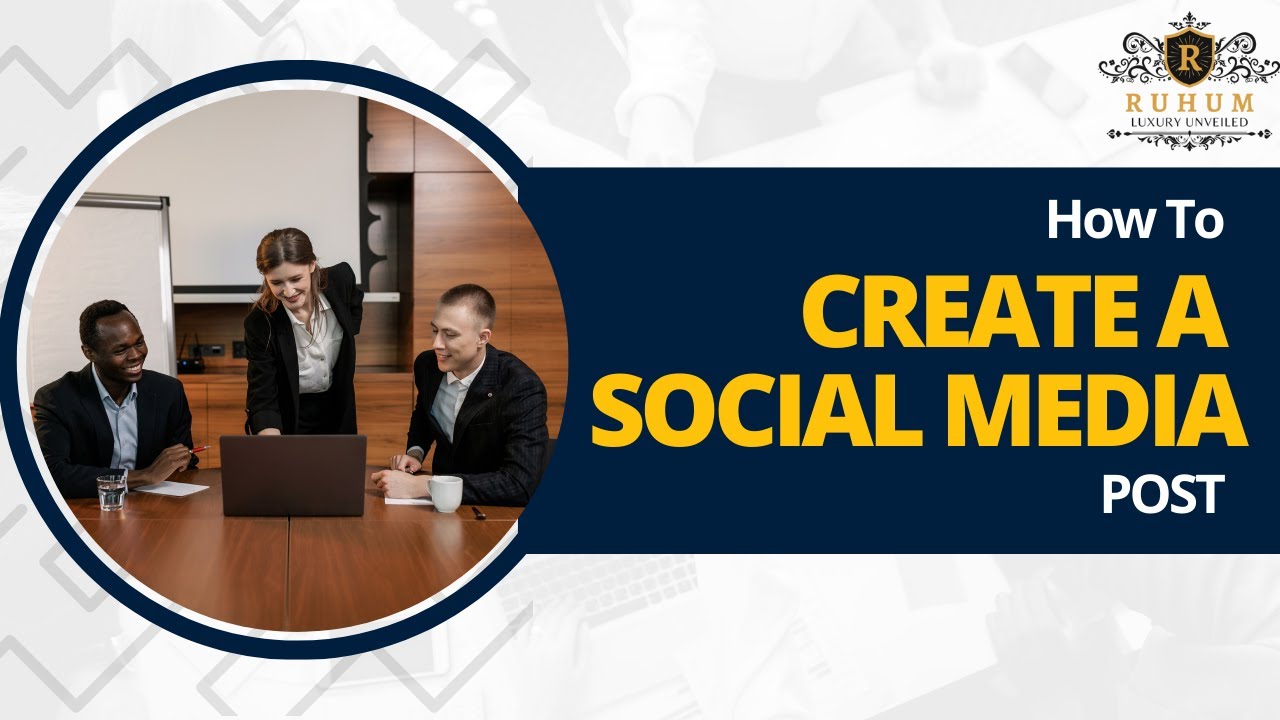 Post Designing & Social Media Posts Tutorial | Ruhum - YouTube