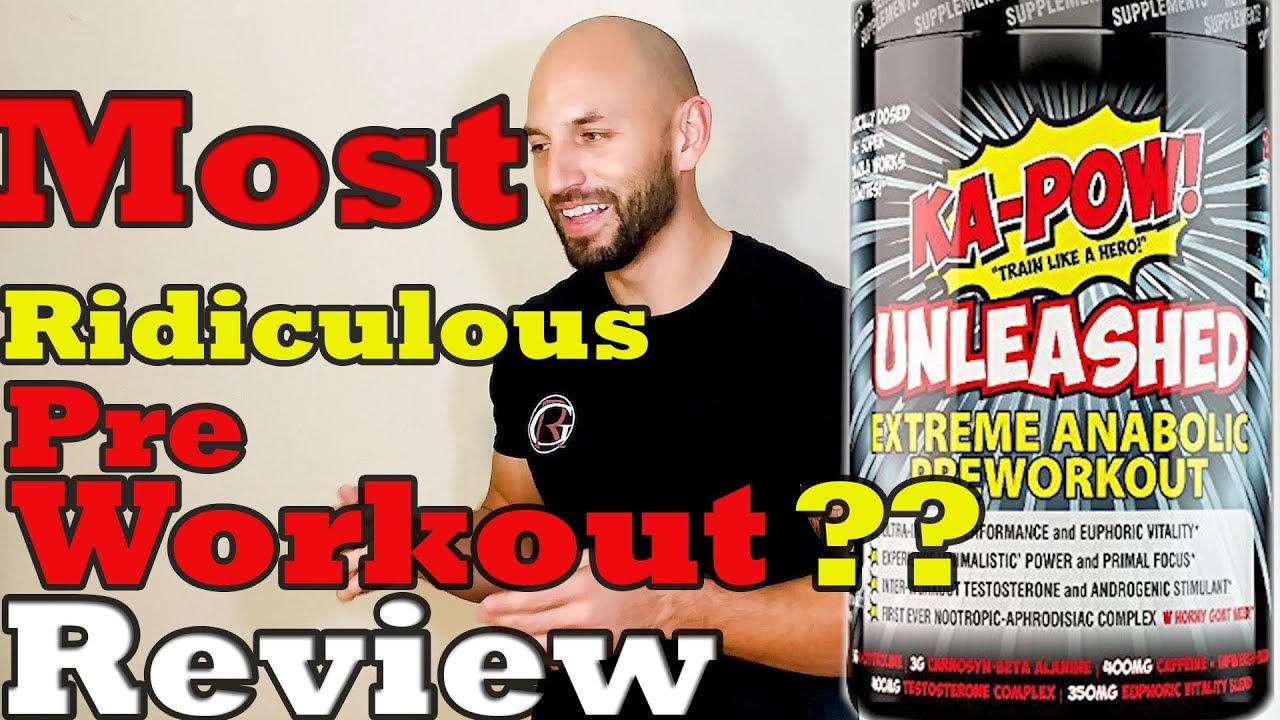Hero Supplements: Ka-Pow! Unleashed Pre Workout Supplement Review (SKETCHY) - YouTube
