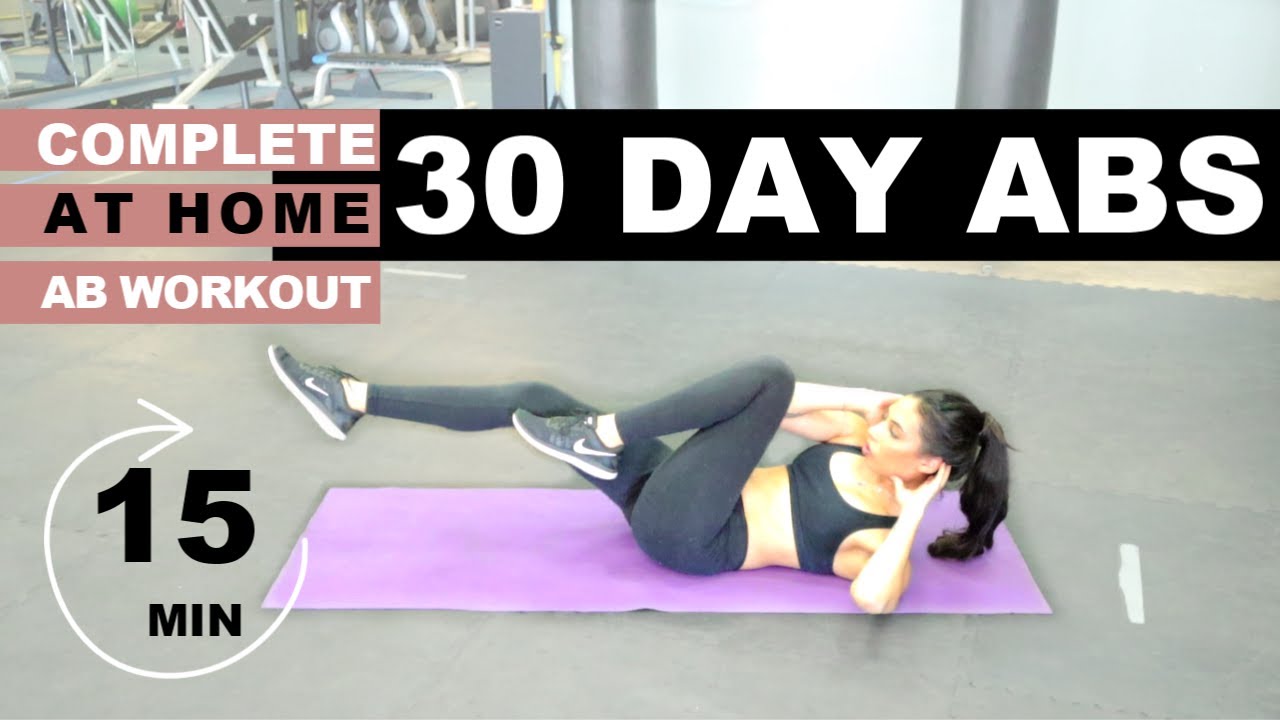 GET ABS FAST!! 15 minute TOTAL AB at home WORKOUT! (no equipment) - YouTube