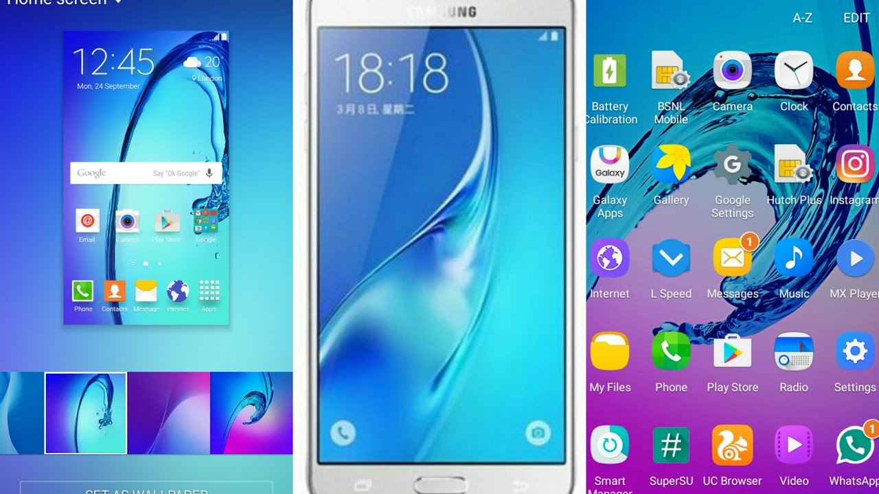 Galaxy on7 2017 custom rom review on grand prime - YouTube