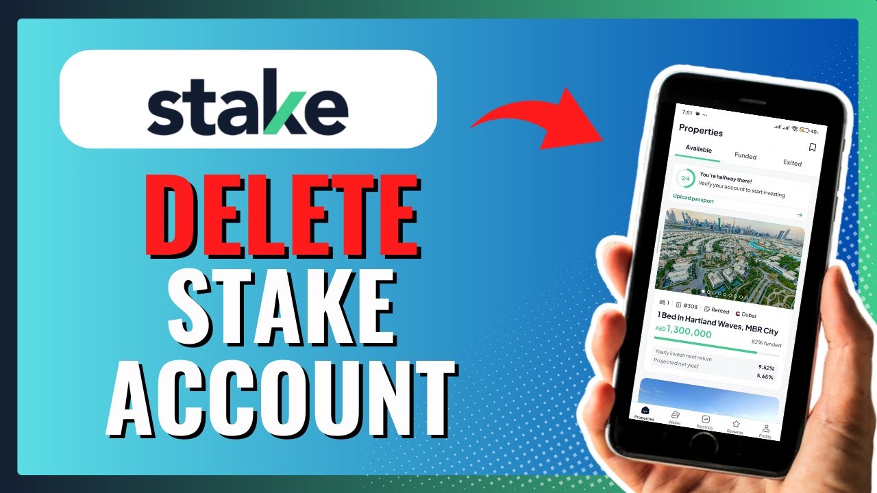 How to DELETE Stake Account - YouTube