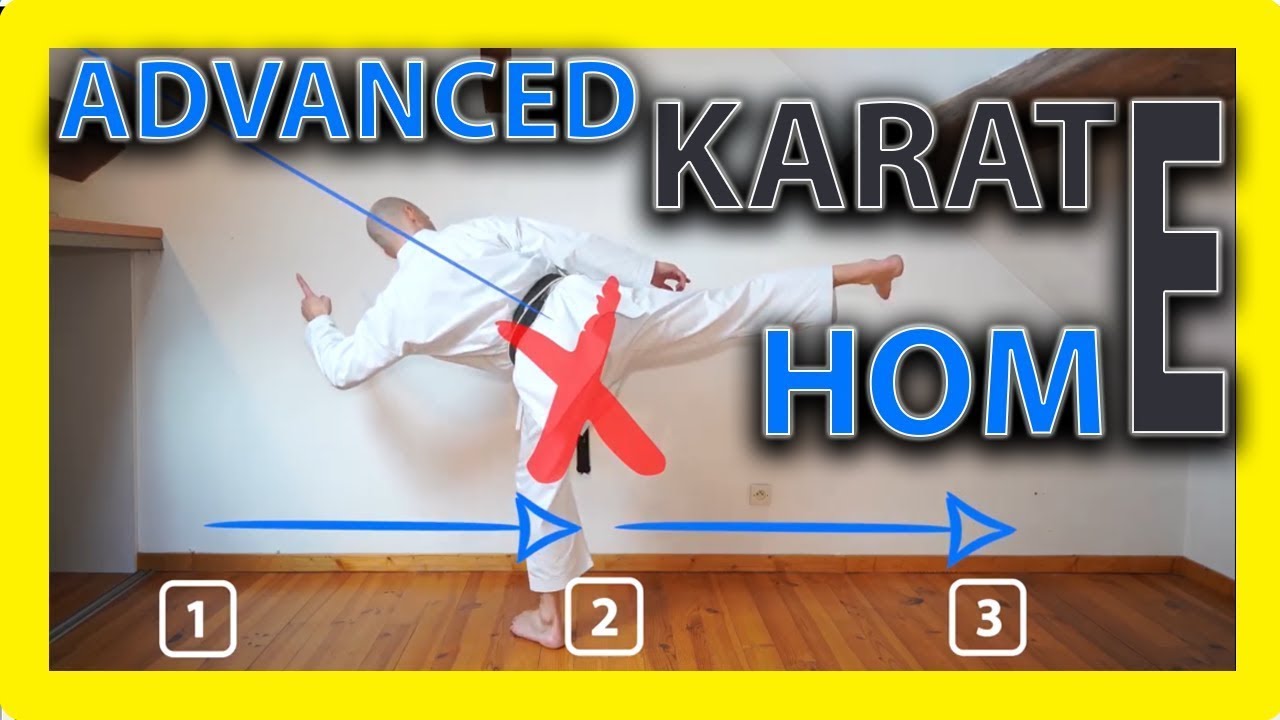 karate training at home (part1) | How to learn YOKO-GERI KEKOMI at home ...