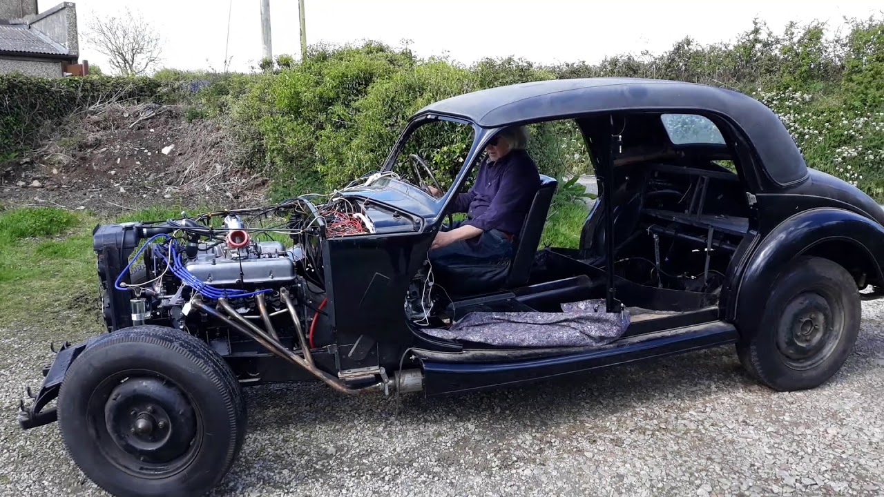 1953 Riley RMF with Rover V8 engine - 6: First time out of the shed ...