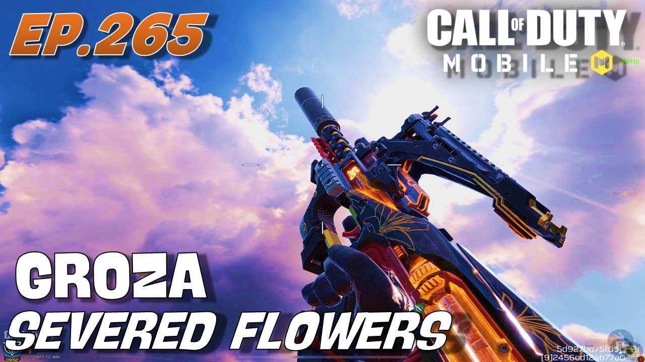 COD Mobile GROZA SEVERED FLOWERS + RIN YOSHIDA ORIGINS - YouTube