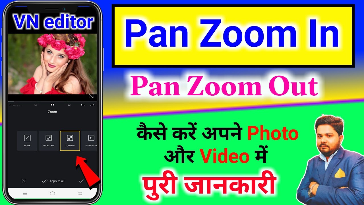 pan Zoom in | Pan Zoom Out कैसे करे अपने video और photo में | VN editor ...