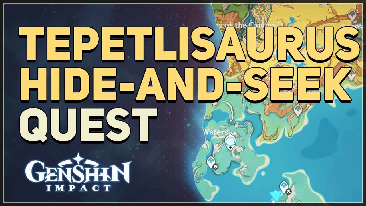 Tepetlisaurus Hide-and-Seek Genshin Impact - YouTube