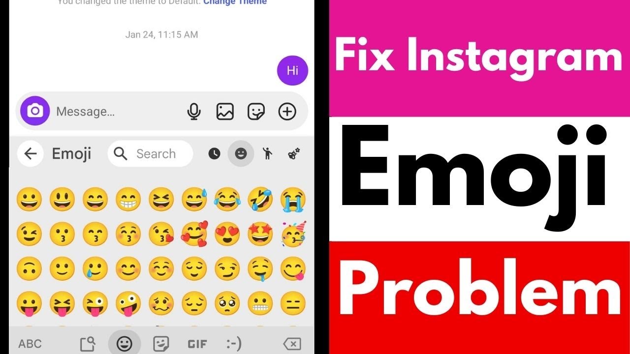 How To Fix Instagram Emoji Problem | Emoji Problem In Instagram - YouTube