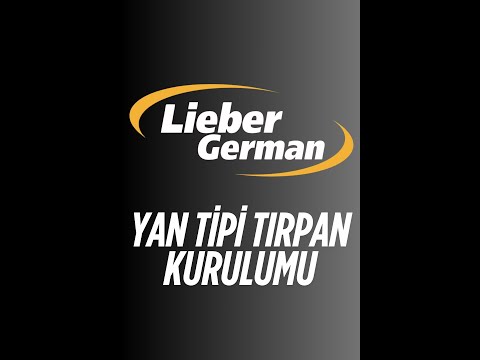 Lieber German Benzinli Yan Tipi Tırpan Kurulumu Benzinli Yan tırpan Kurulumu