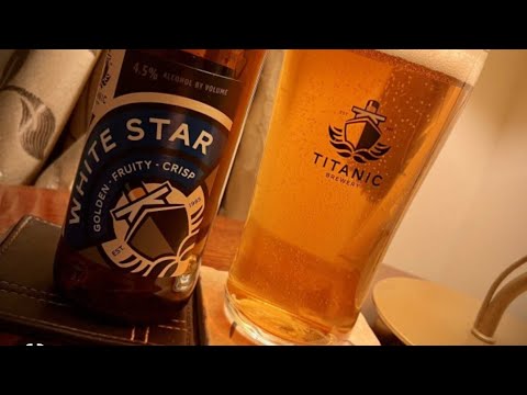 Titanic Brewery - White Star Golden Ale - Beer Review - YouTube