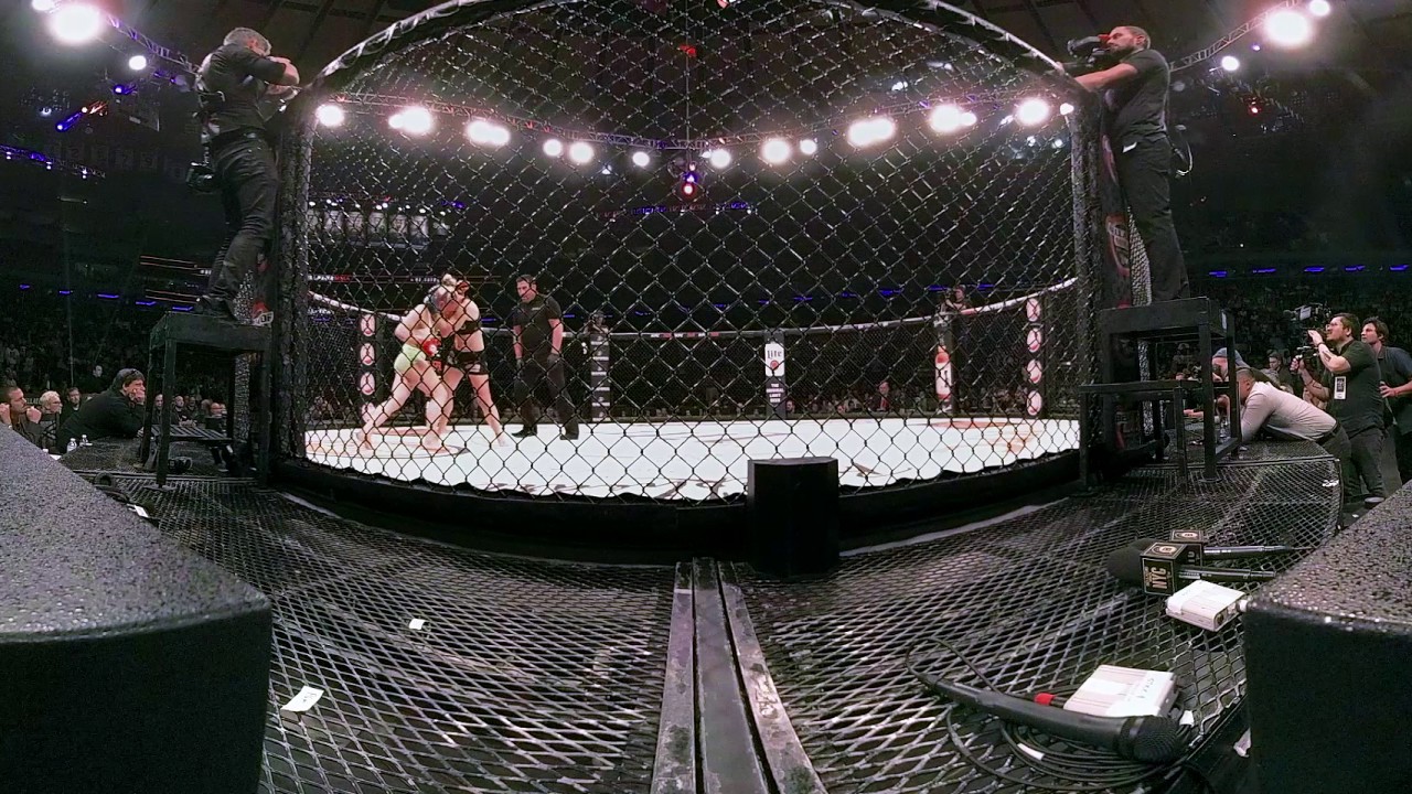 360 Virtual Reality: Bellator 180 | Heather Hardy MMA Debut - YouTube