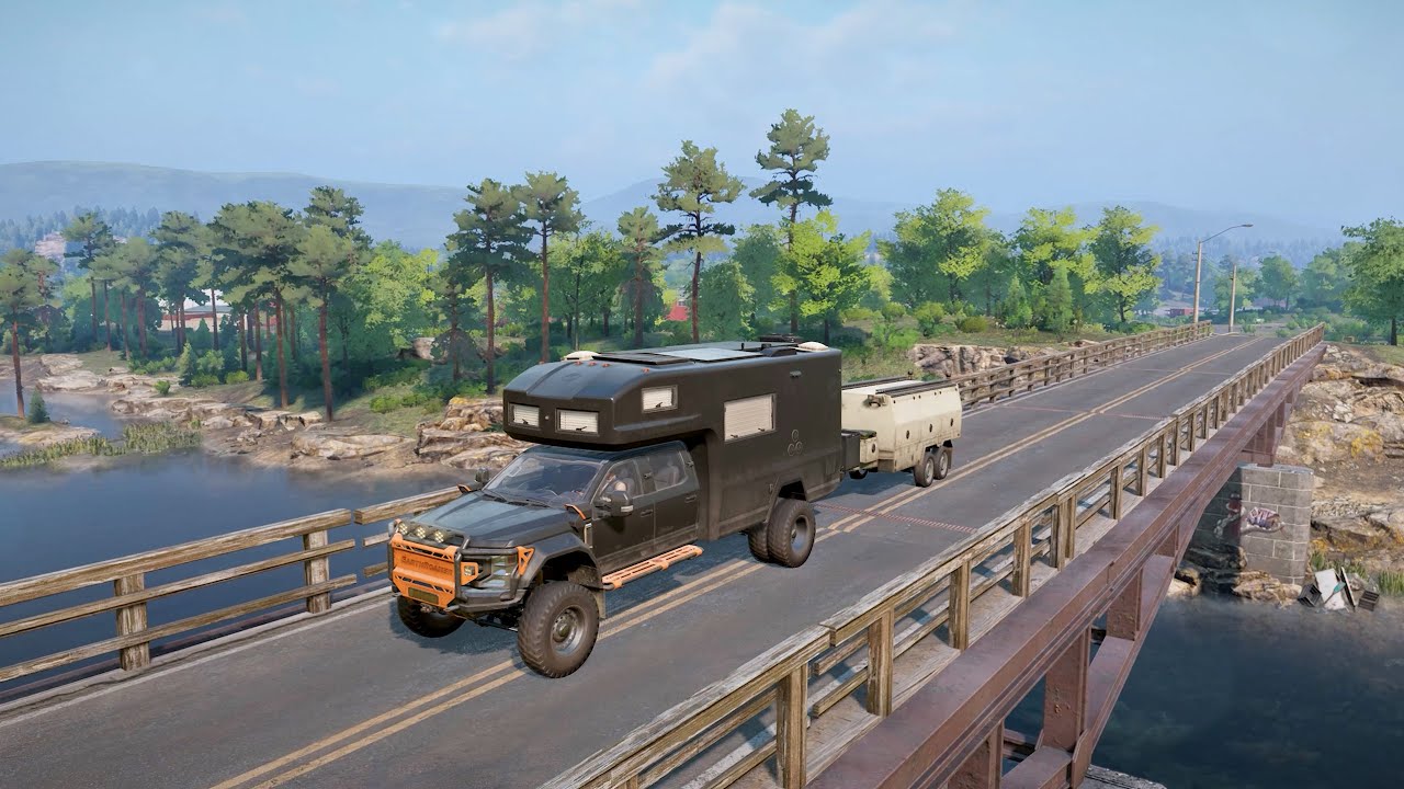 Earth roamer | Transporting a Service Trailer | SnowRunner - YouTube