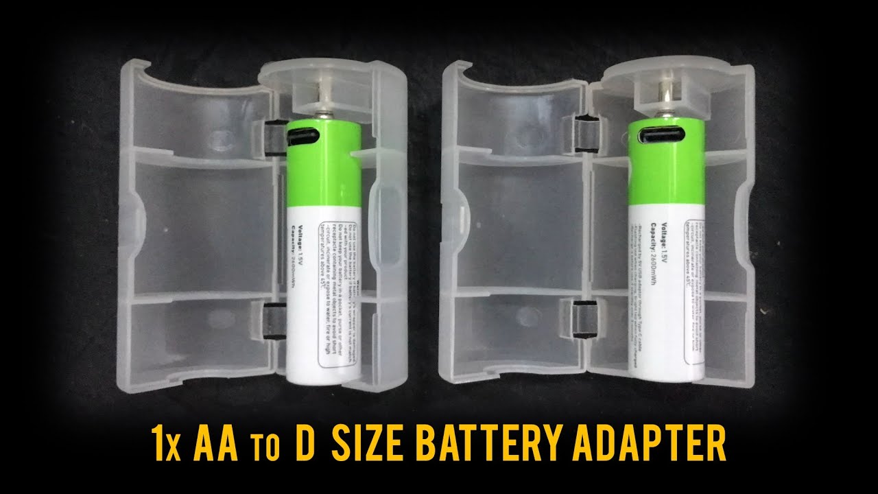 Unwrapped: S04E71 | 1x AA to D Size Battery Adapter | When You Don't ...