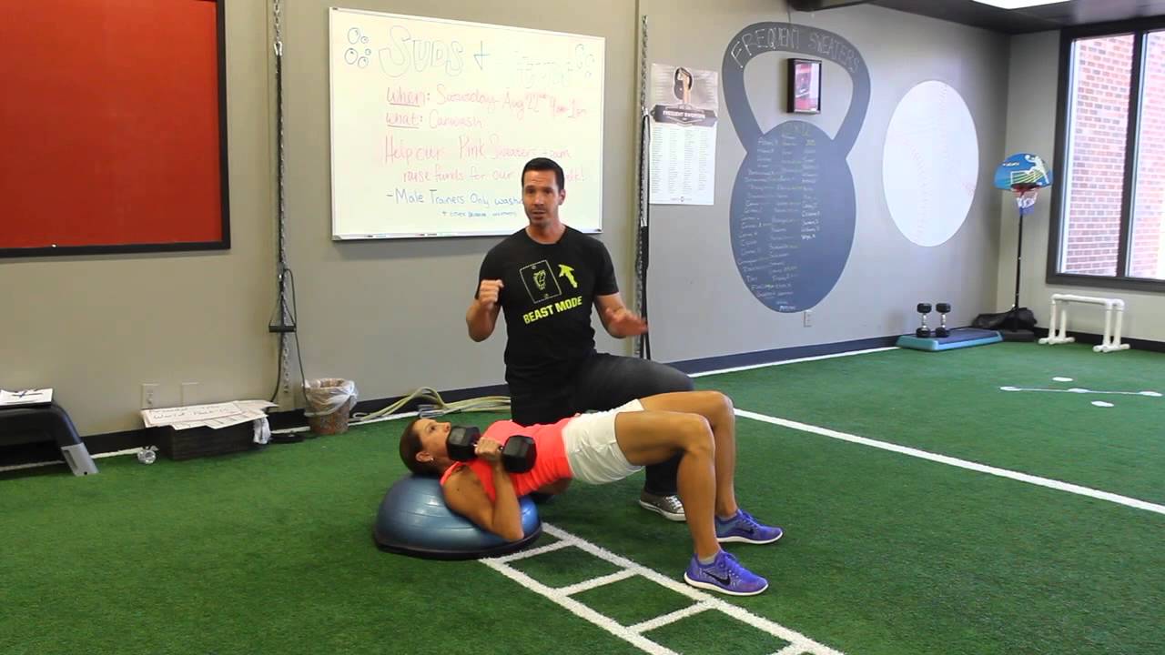 Bosu Press - Best Exercises - YouTube