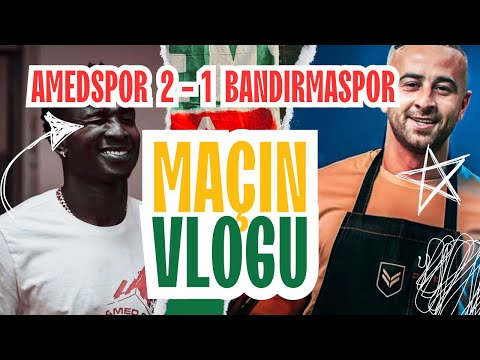 Amedspor 2-1 Bandırmaspor | Maçın Golleri ve Tribün Heyecanı | LİDER!