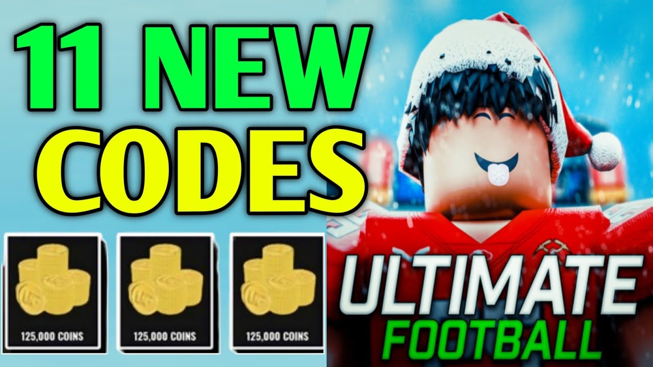 NEW YEAR 🎊 ULTIMATE FOOTBALL CODES 2022- ROBLOX ULTIMATE FOOTBALL CODES ...