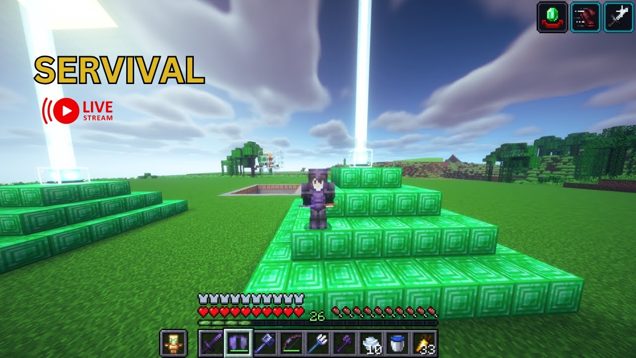 Minecraft Servival live stream #minecraft #livestream - YouTube