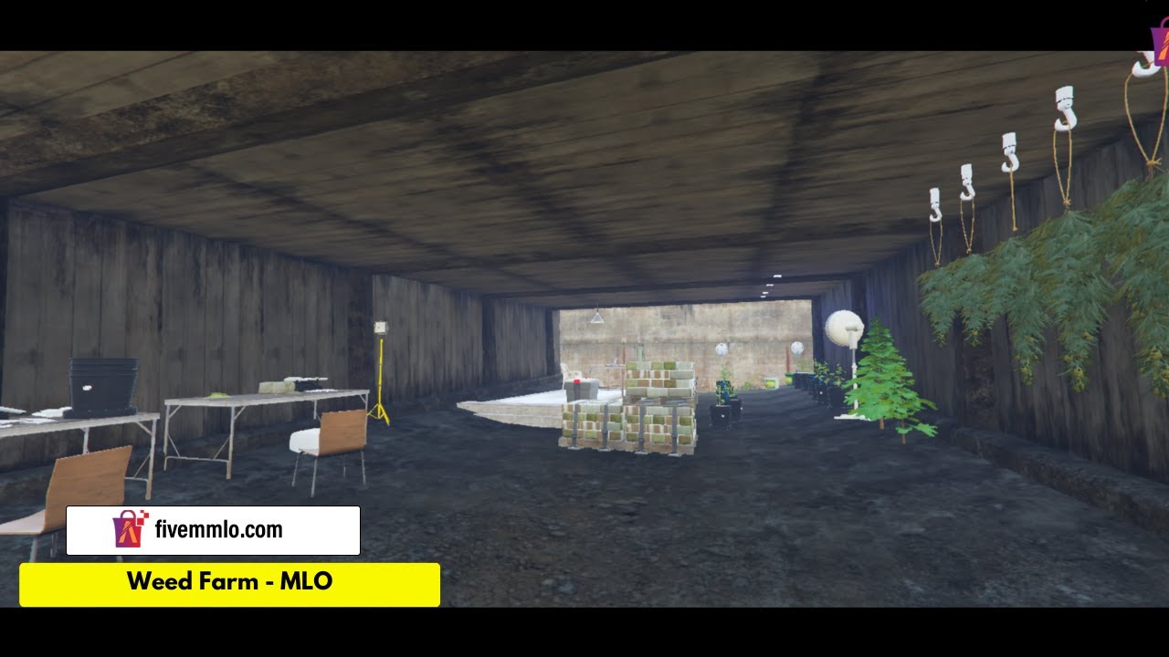 Underground Oasis: The Tour of the Hidden Weed Farm MLO in FiveM ...