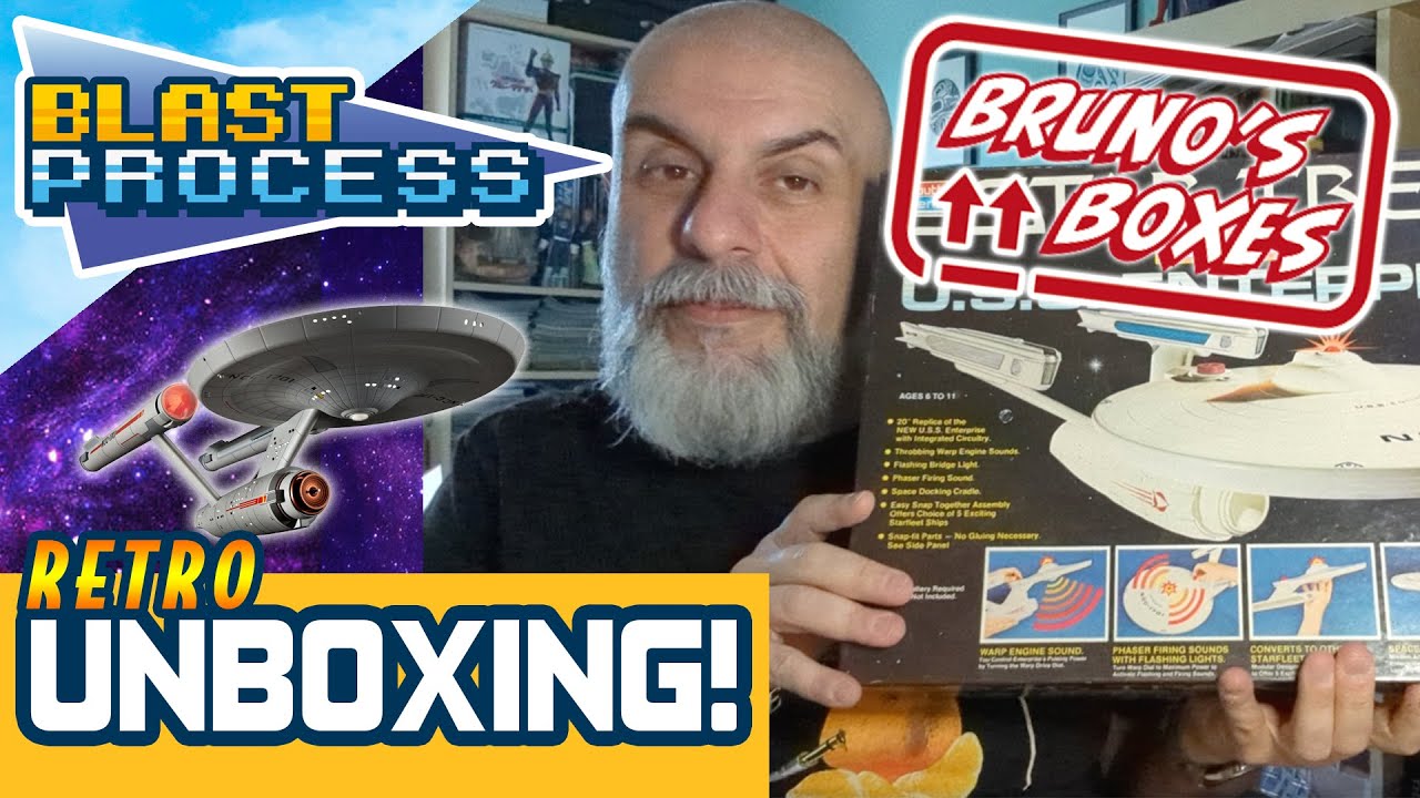 Star Trek: The Motion Picture Electronic USS Enterprise (1978) vintage toy Unboxing! | Bruno's ...