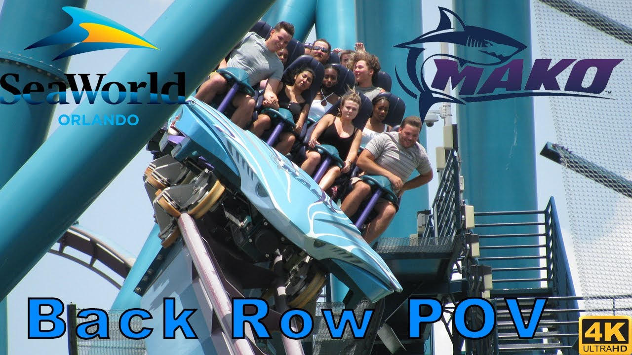 (4K)Mako-SeaWorld Orlando Back Row POV (July 2022) - YouTube