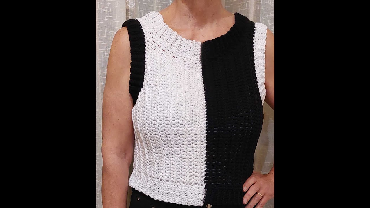 Εύκολη καλοκαιρινή μπλούζα/ easy crochet top - YouTube
