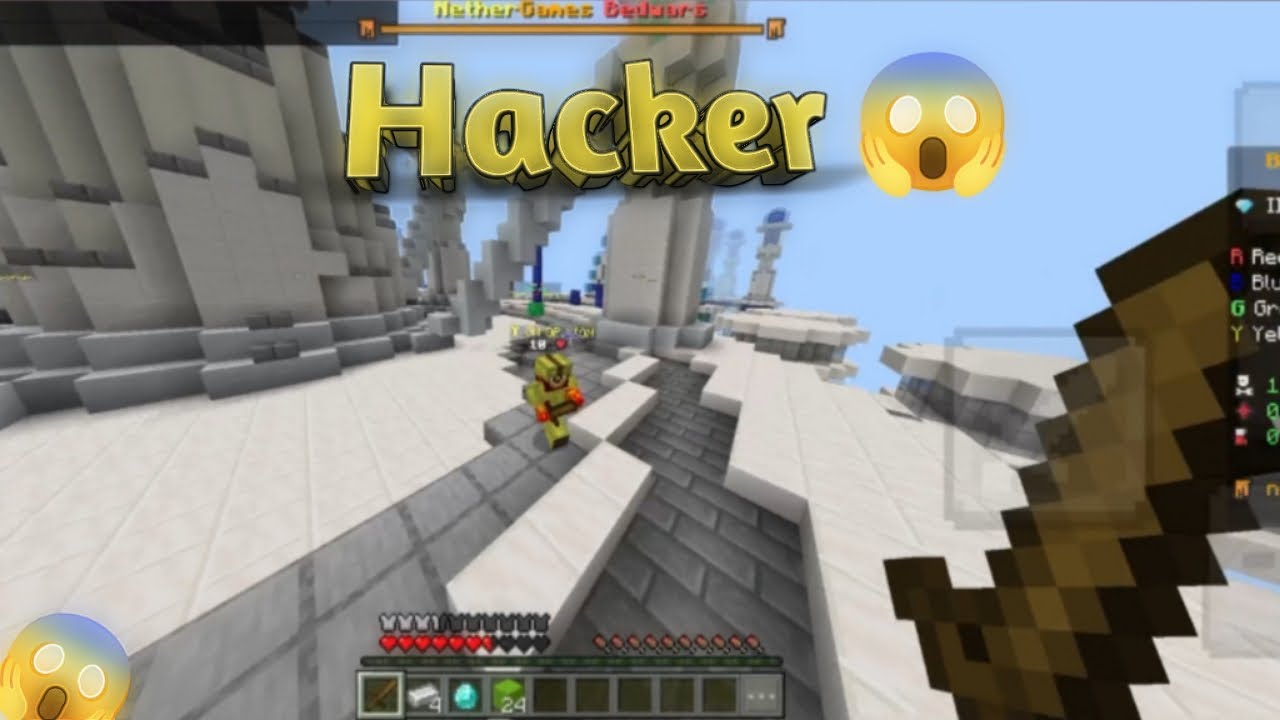 I found hacker in bedwars | bedwars - YouTube