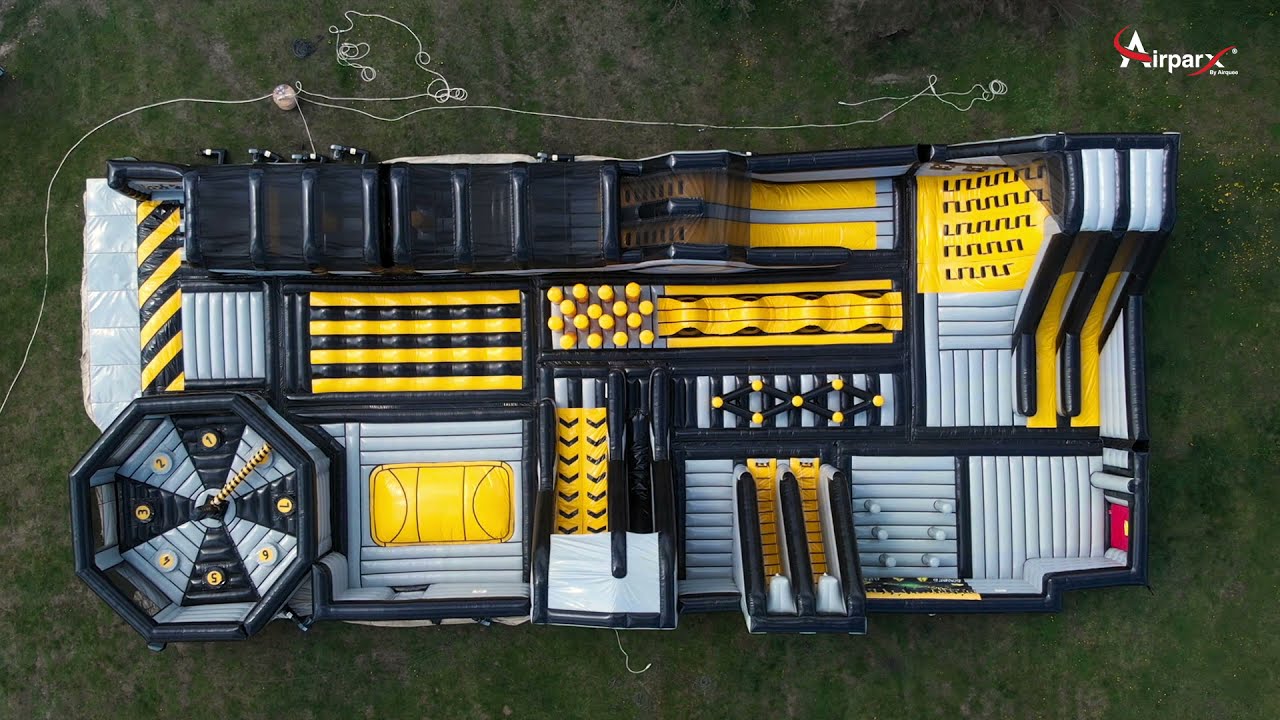 Airparx's Jumpsquare Nieuwegein 500m2 Inflatable Park. This is the 2nd ...