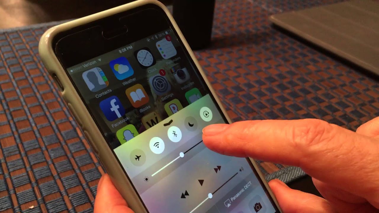 A Mom explaining iPhone Quick Menu Functions - YouTube