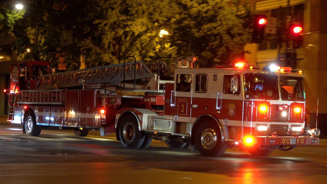 DCFD Truck 3 Responding - YouTube