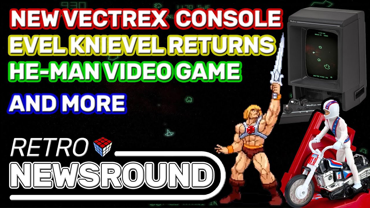 Retro Newsround 4: Vectrex Mini / Evel Knievel Toy / He-Man Game - YouTube