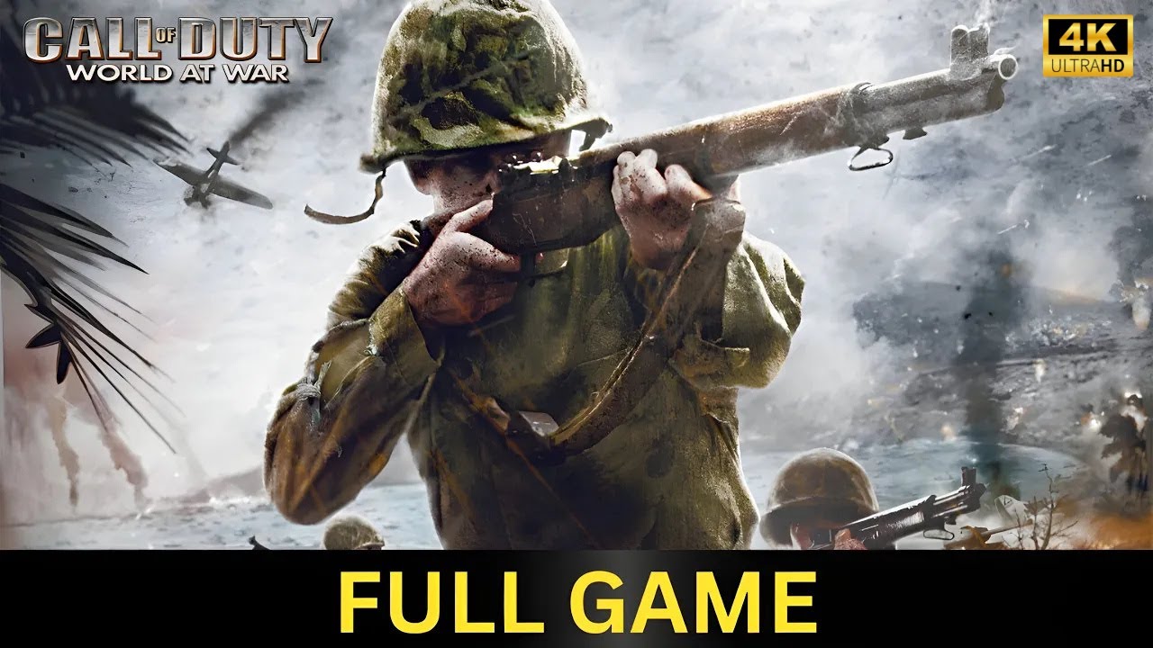 CALL OF DUTY: WORLD AT WAR | Full Game Walkthrough [PC 4K] - YouTube