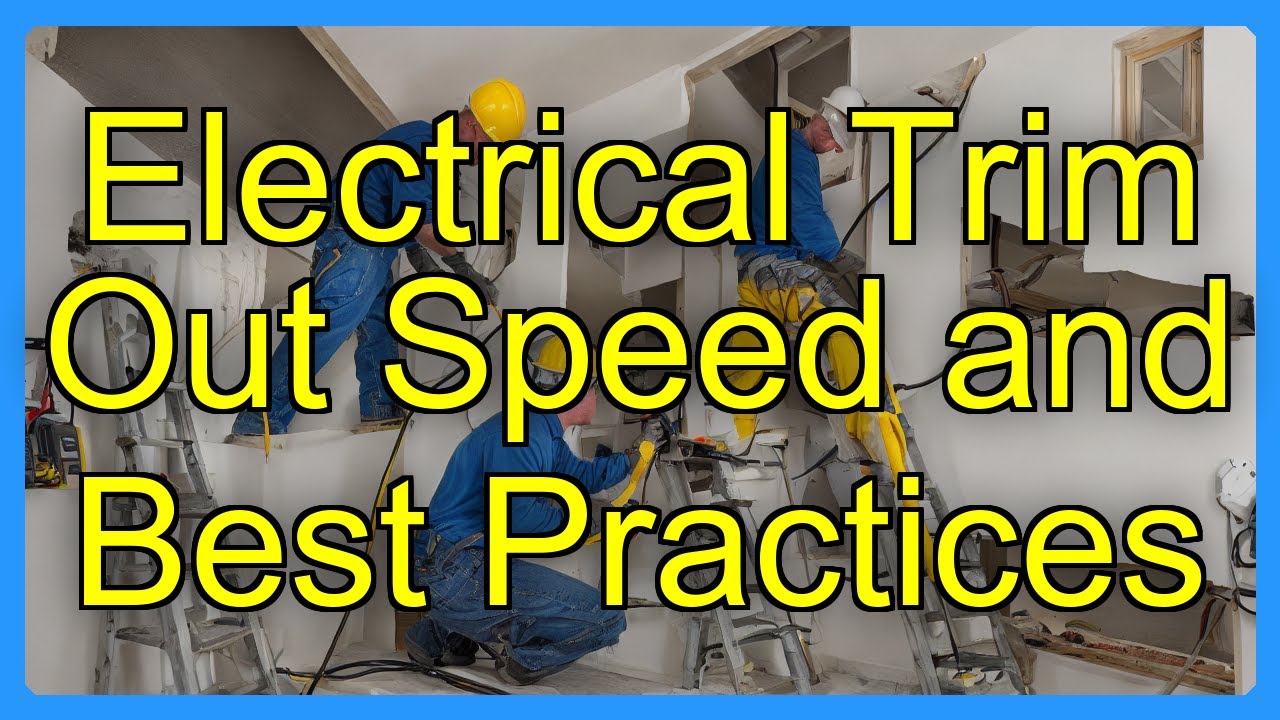 Electrical Trim Out Speed and Best Practices - YouTube